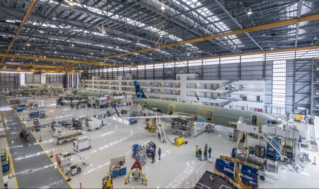 Airbus Aircraft Manufacturing Center | The Austin Company